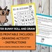 Roll-an-easter-bunny Roll and Draw a Bunny Game Spring Easter Dice ...