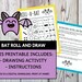 Roll-a-bat Roll and Draw an Halloween Bat Game Spring Dice Drawing ...
