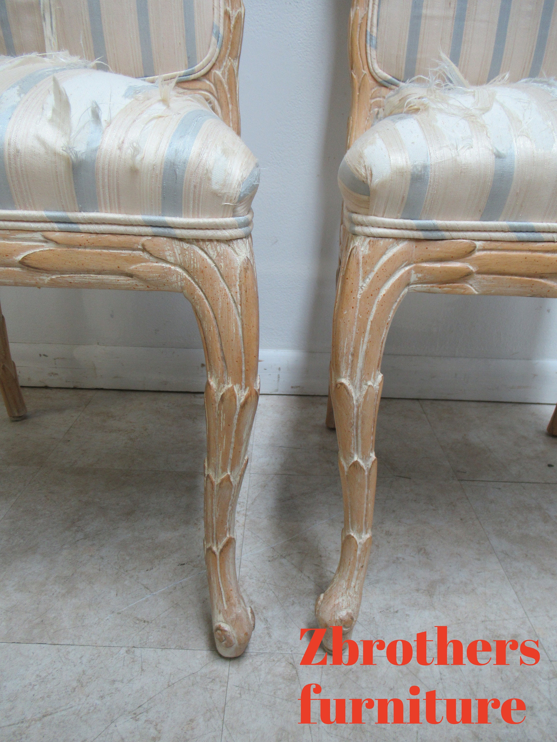 2 Century Furniture Fish Scales Carved Dining Room Side Chairs - Etsy