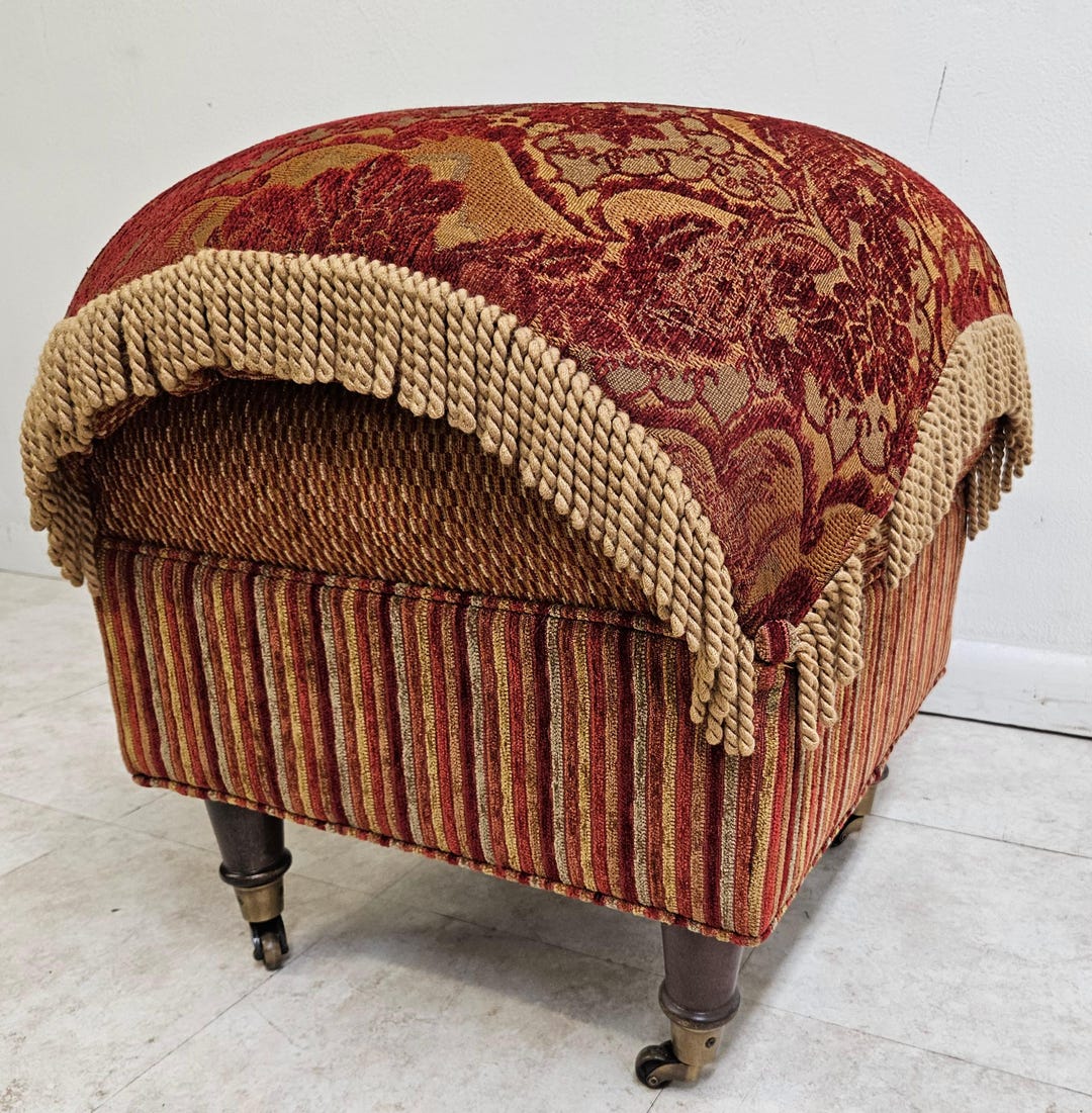 Southern Furniture Co. Custom Georgian Style Footstool Ottoman Baker ...
