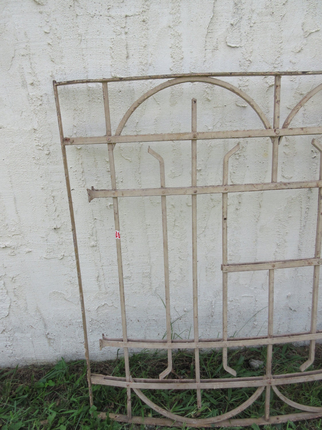 Antique Victorian Iron Gate Window Panel Fence Architectural Salvage ...