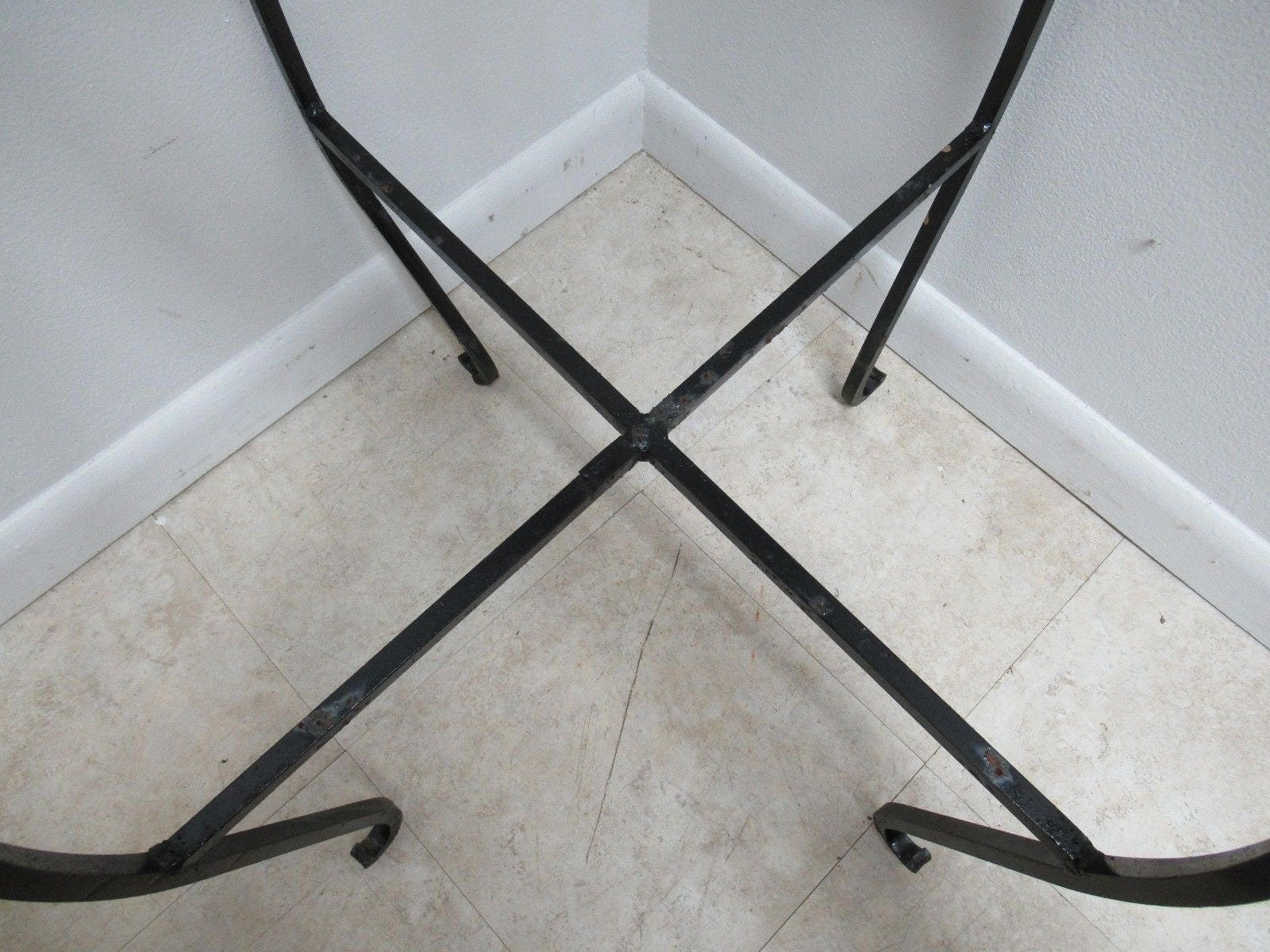 Vintage French Regency Wrought Iron Counter Bar Stool B - Etsy