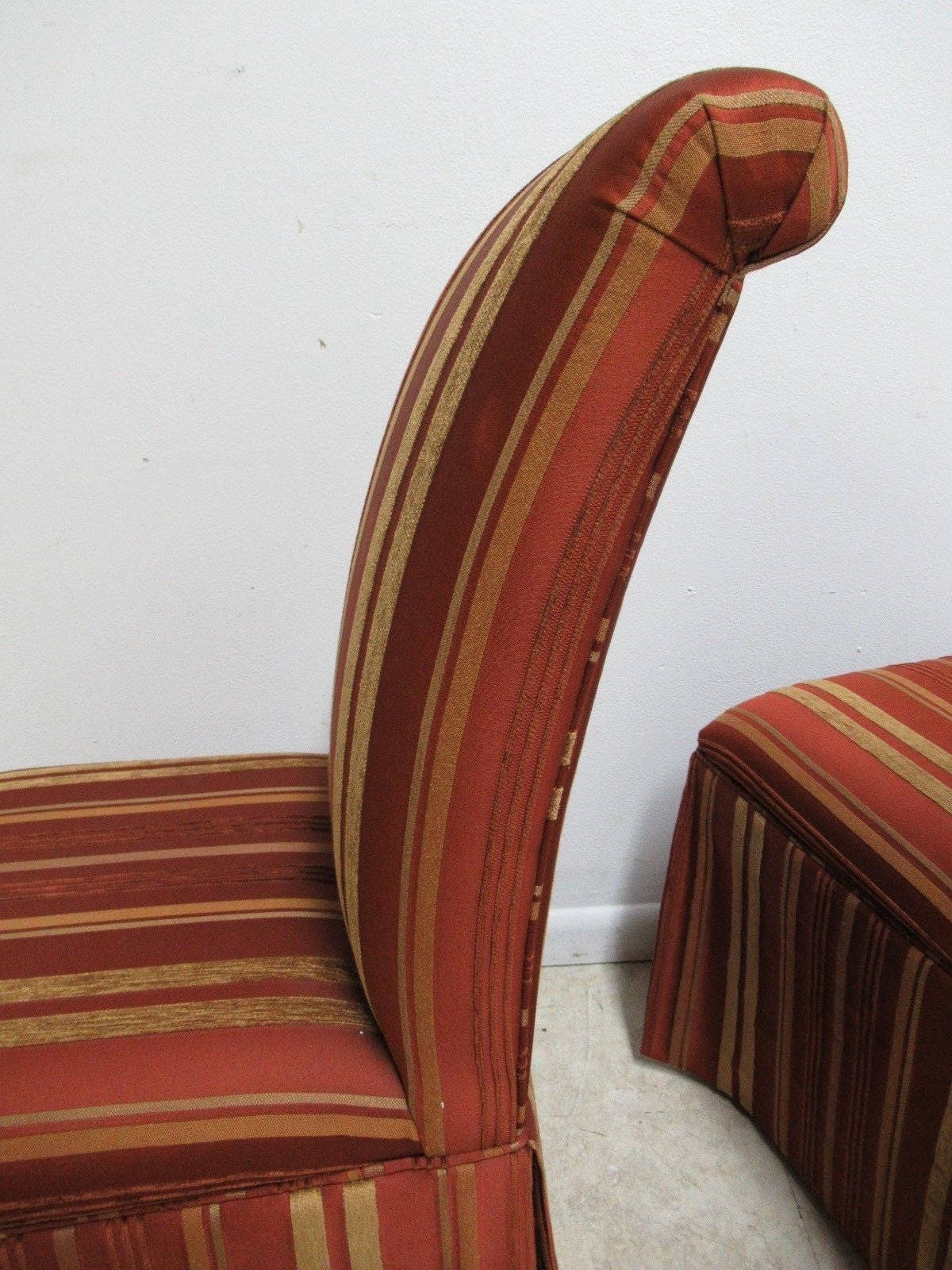 Pair Ethan Allen Parsons Dining Room Boudoir Accent Side - Etsy