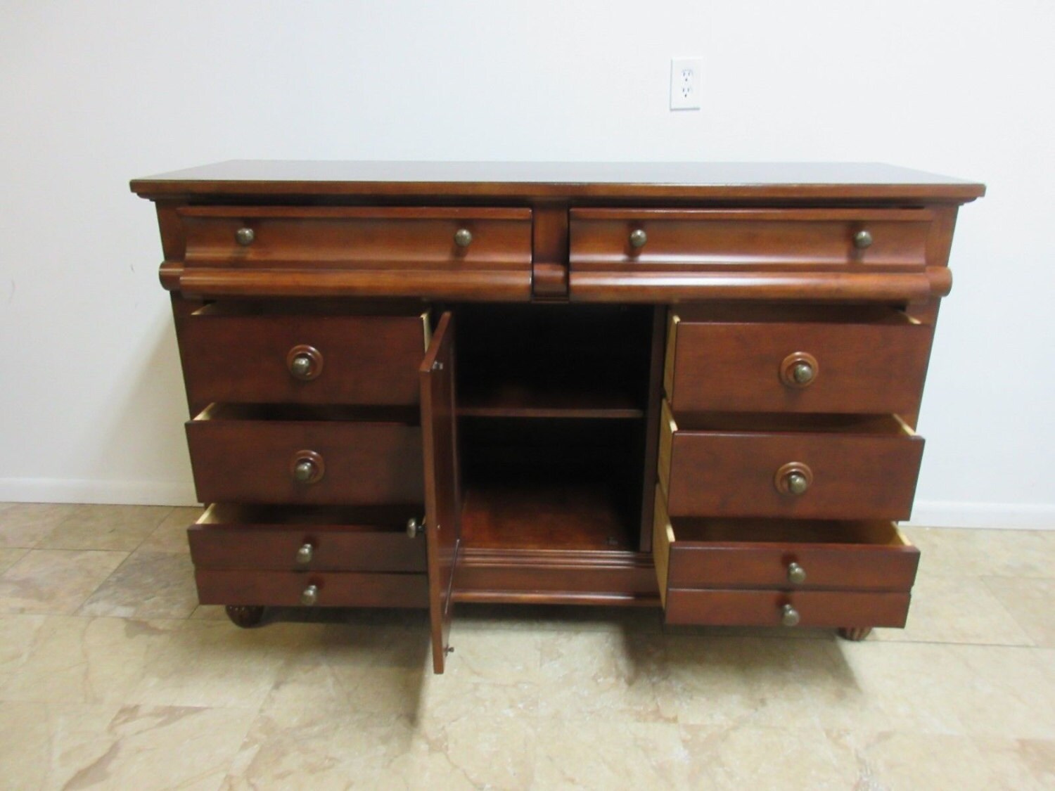 Bernhardt Old World Chest Dresser Sideboard Console Cabinet - Etsy