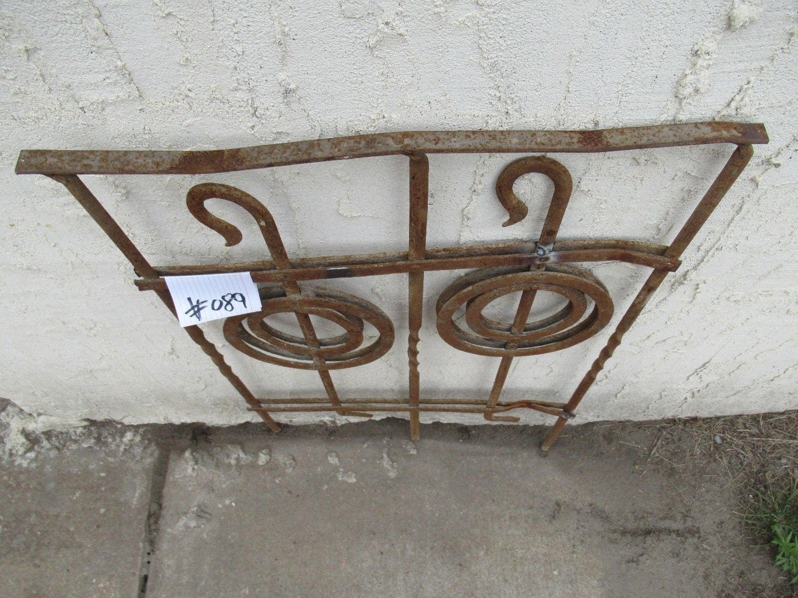 Antique Victorian Iron Gate Window Garden Fence Architectural - Etsy