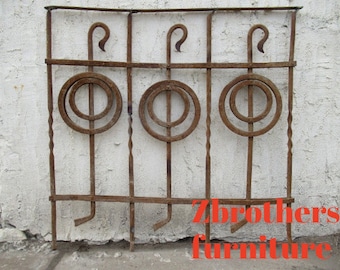 Antique Victorian Iron Gate Window Garden Fence Architectural - Etsy