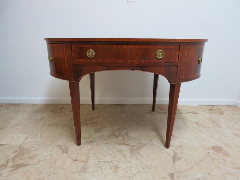 Unusual Henredon Flame Mahogany Oval Server Sideboard Buffet - Etsy