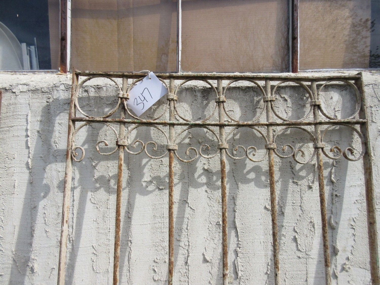 Antique Victorian Iron Gate Window Panel Fence Architectural - Etsy