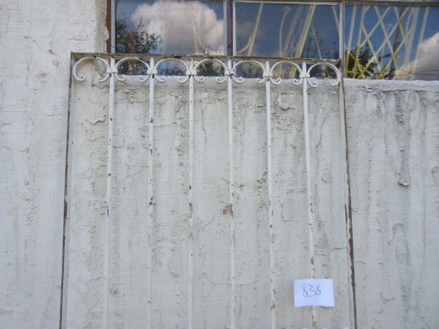 Antique Victorian Iron Gate Window Panel Fence Architectural Salvage ...