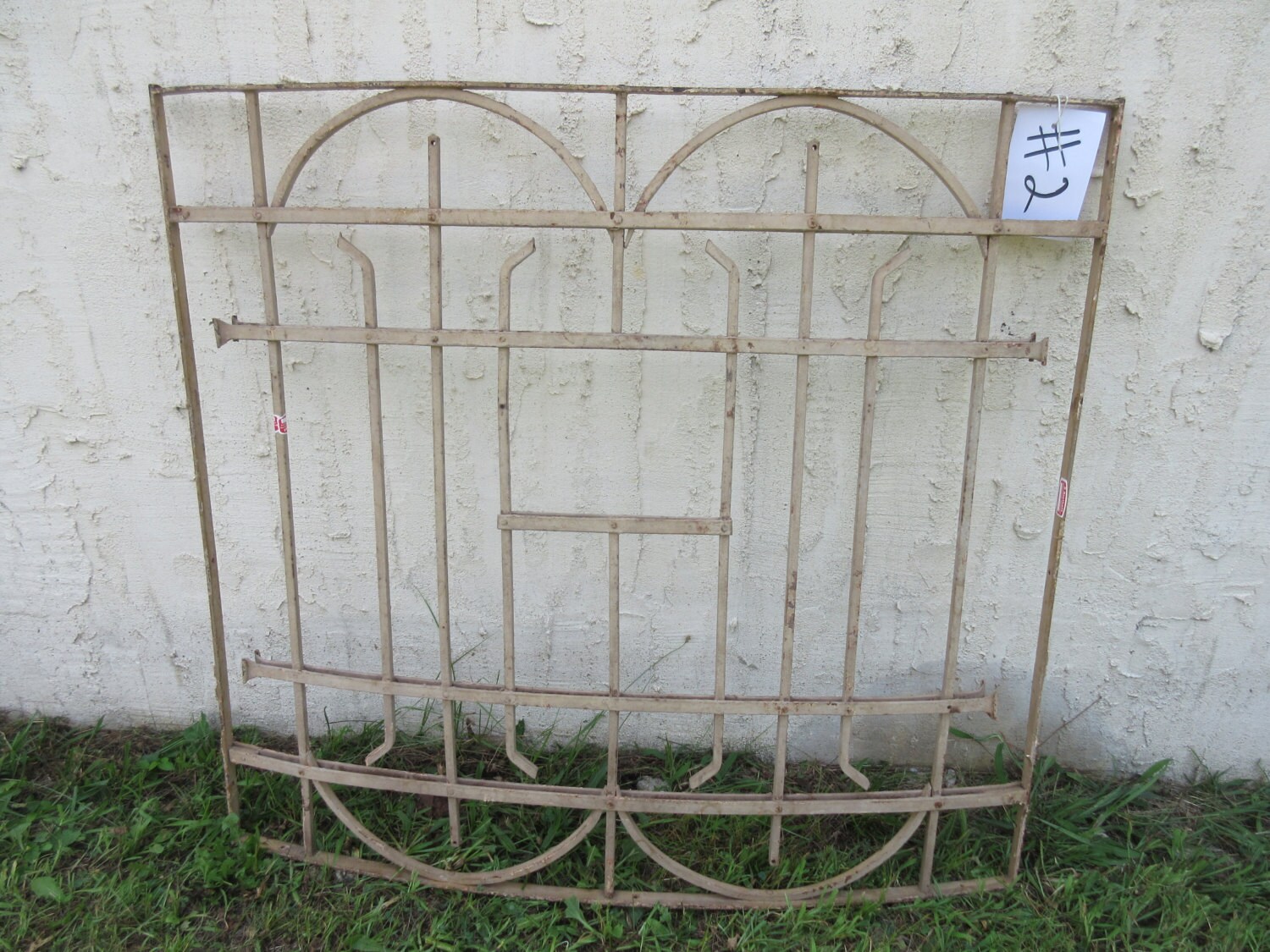 Antique Victorian Iron Gate Window Panel Fence Architectural Salvage ...