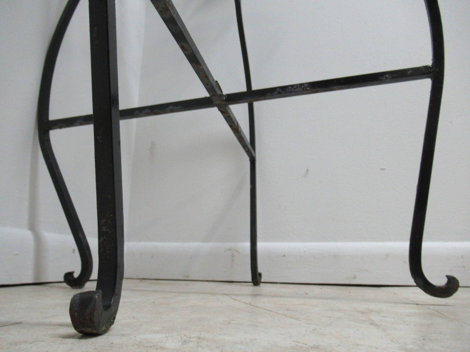 Vintage French Regency Wrought Iron Counter Bar Stool B - Etsy