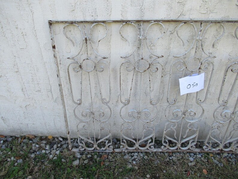 Antique Victorian Iron Gate Window Garden Fence Architectural Salvage ...