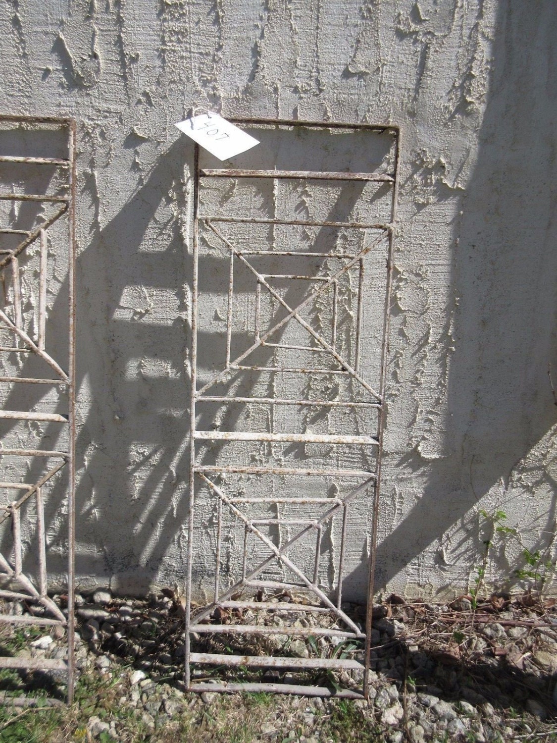 Antique Victorian Iron Gate Window Panel Fence Architectural Salvage ...