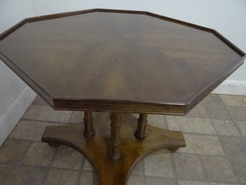 Drexel Heritage Faux Bamboo Regency Lamp End Table Hollywood B - Etsy