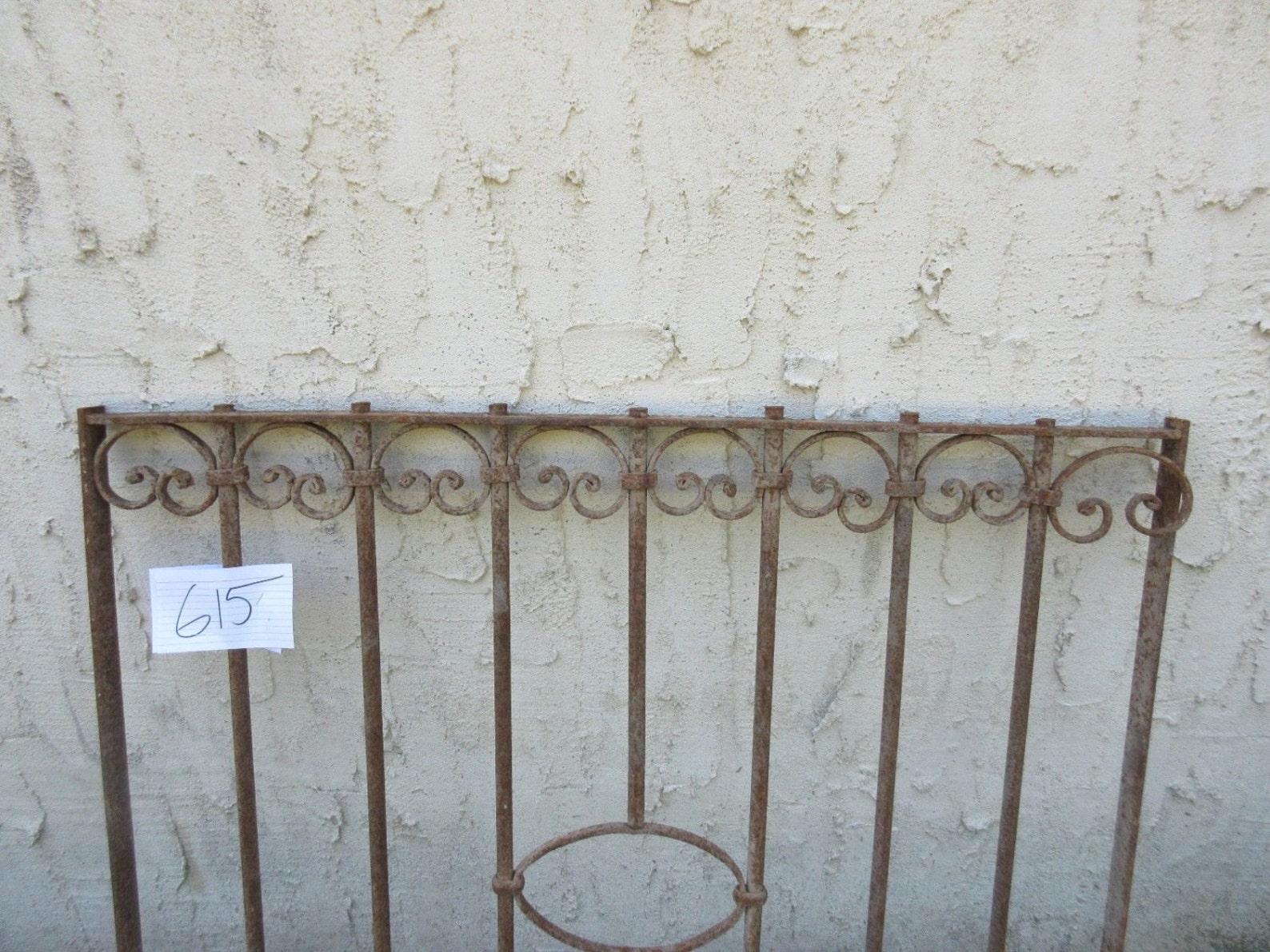 Antique Victorian Iron Gate Window Panel Fence Architectural Salvage ...