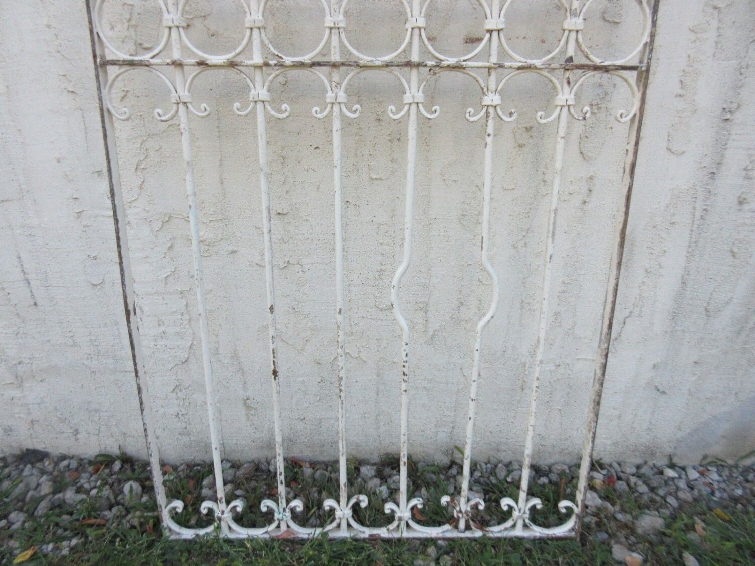 Antique Victorian Iron Gate Window Panel Fence Architectural Salvage ...