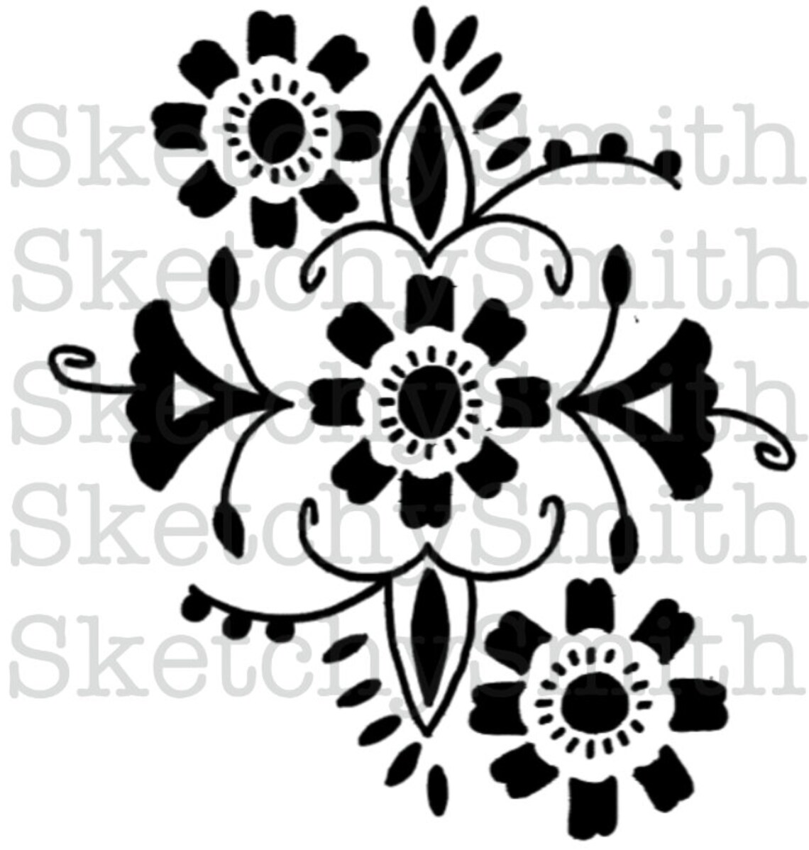 Fiesta Flowers Clip Art / Fiesta Flowers Png, Svg Digital Download ...