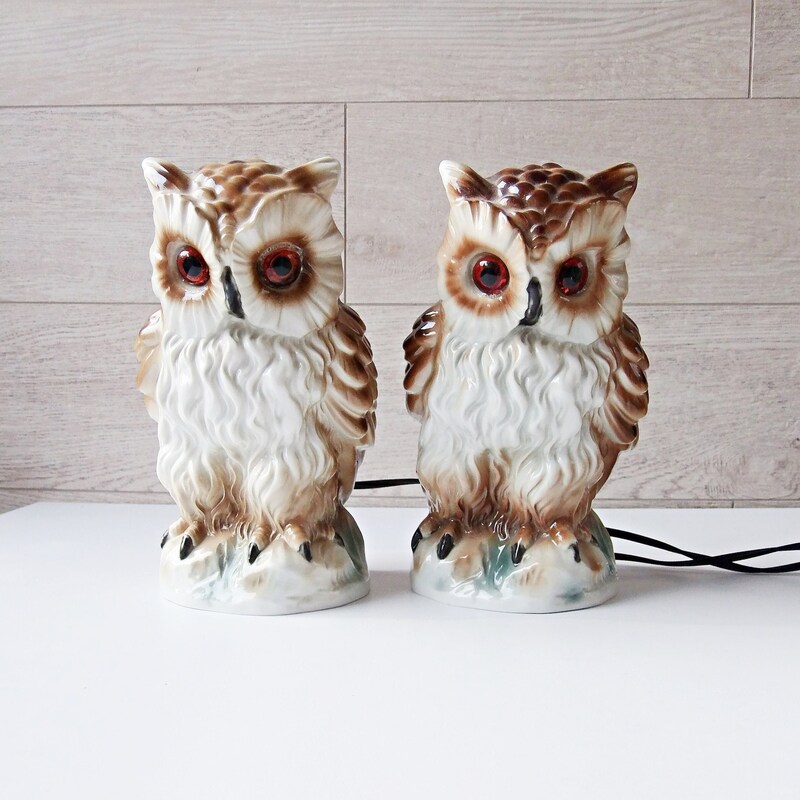 Owl Lamp - Etsy