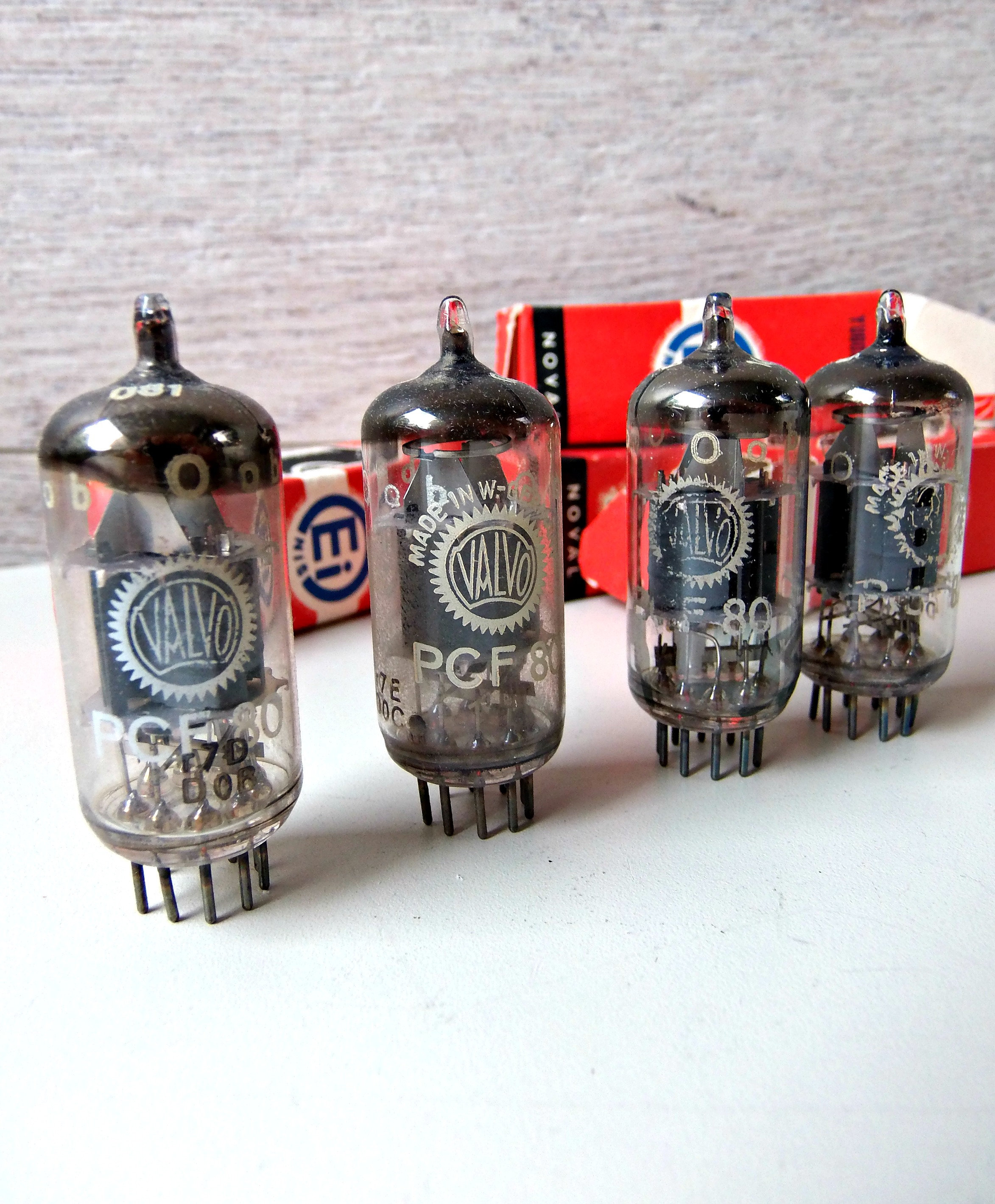 Lot of 3 Valvo PCF 80 Vacuum Tubes | Etsy