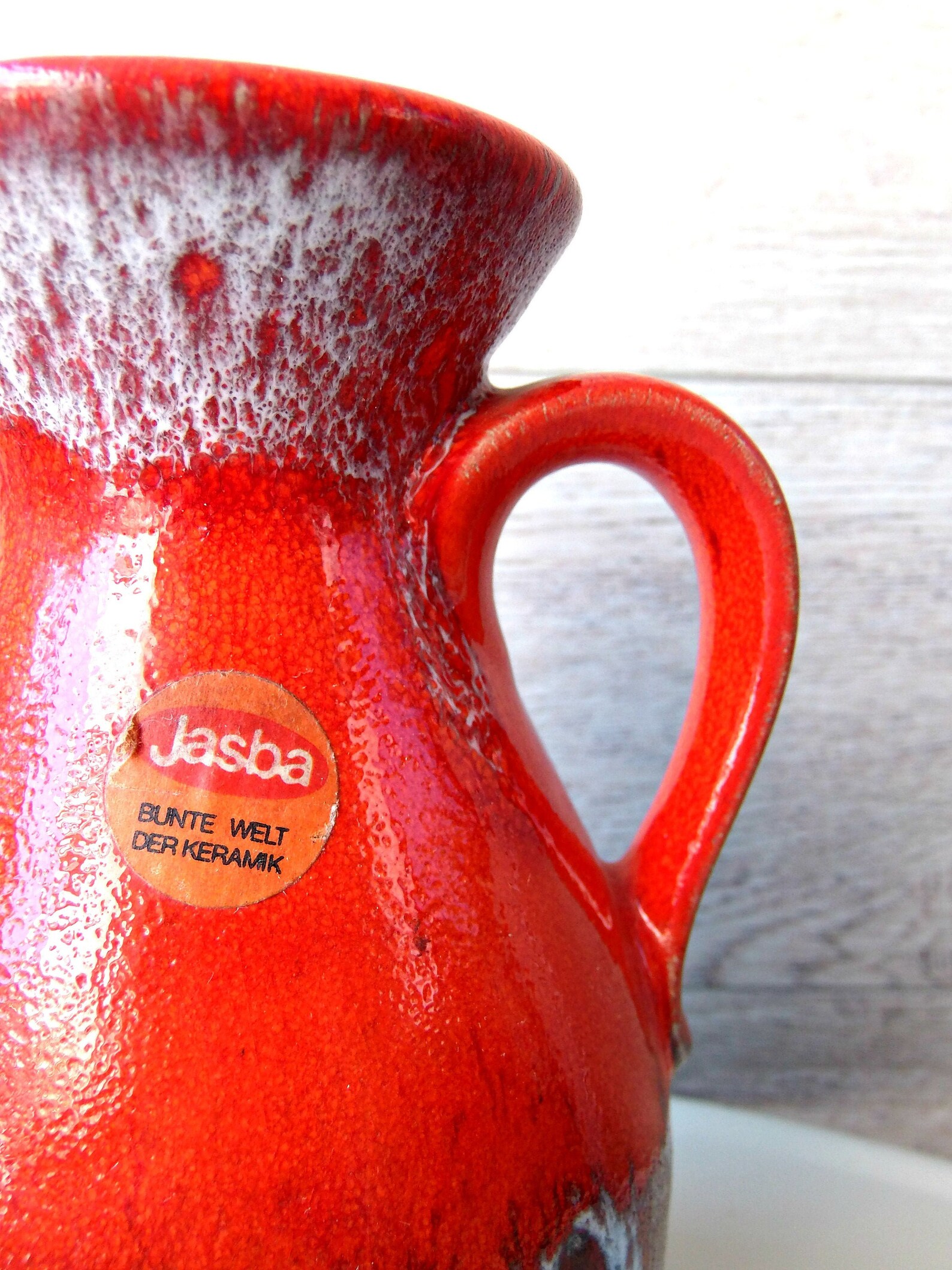 Vintage Jasba ceramic vase | Etsy