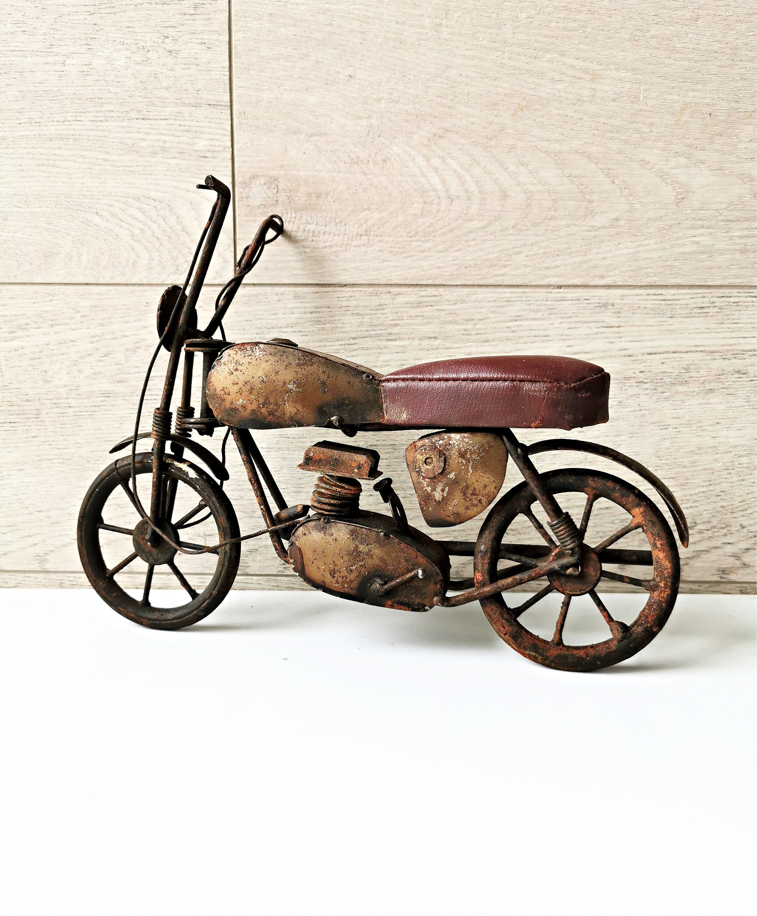 Handmade Motorcycle Metal Model - Etsy