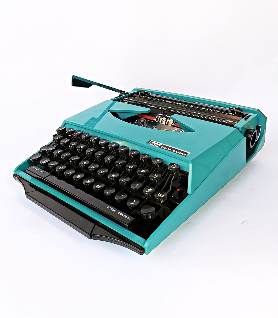 Vintage Turquoise Smith Corona Ghia Typewriter - Etsy