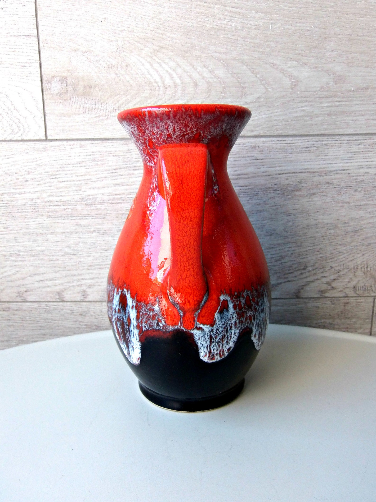 Vintage Jasba Ceramic Vase - Etsy