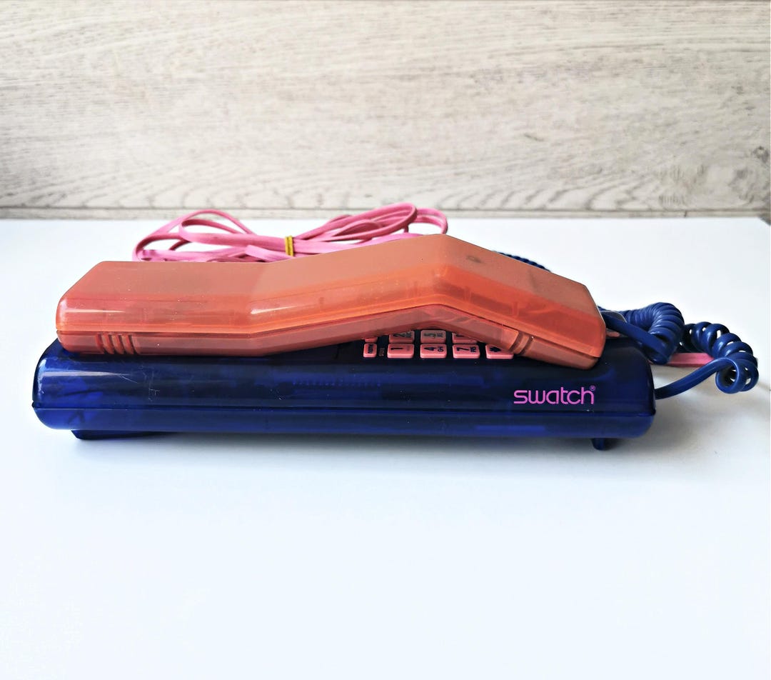 Vintage Swatch Twin Phone Deluxe - Etsy