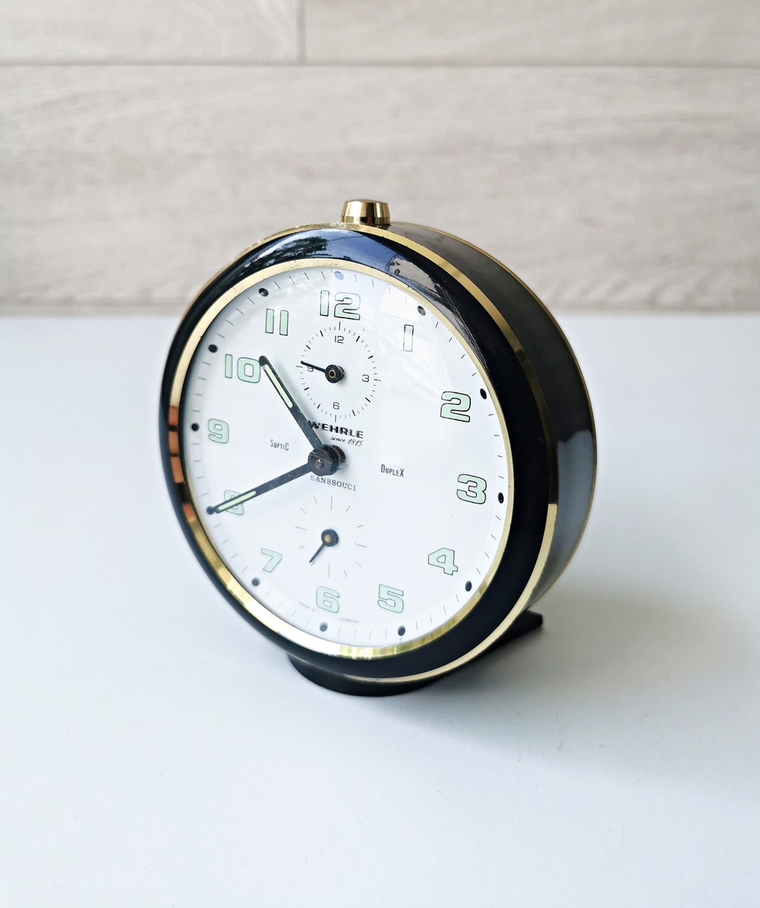 Vintage Wehrle Sanssouci Softic Duplex Clock Made in Germany - Etsy