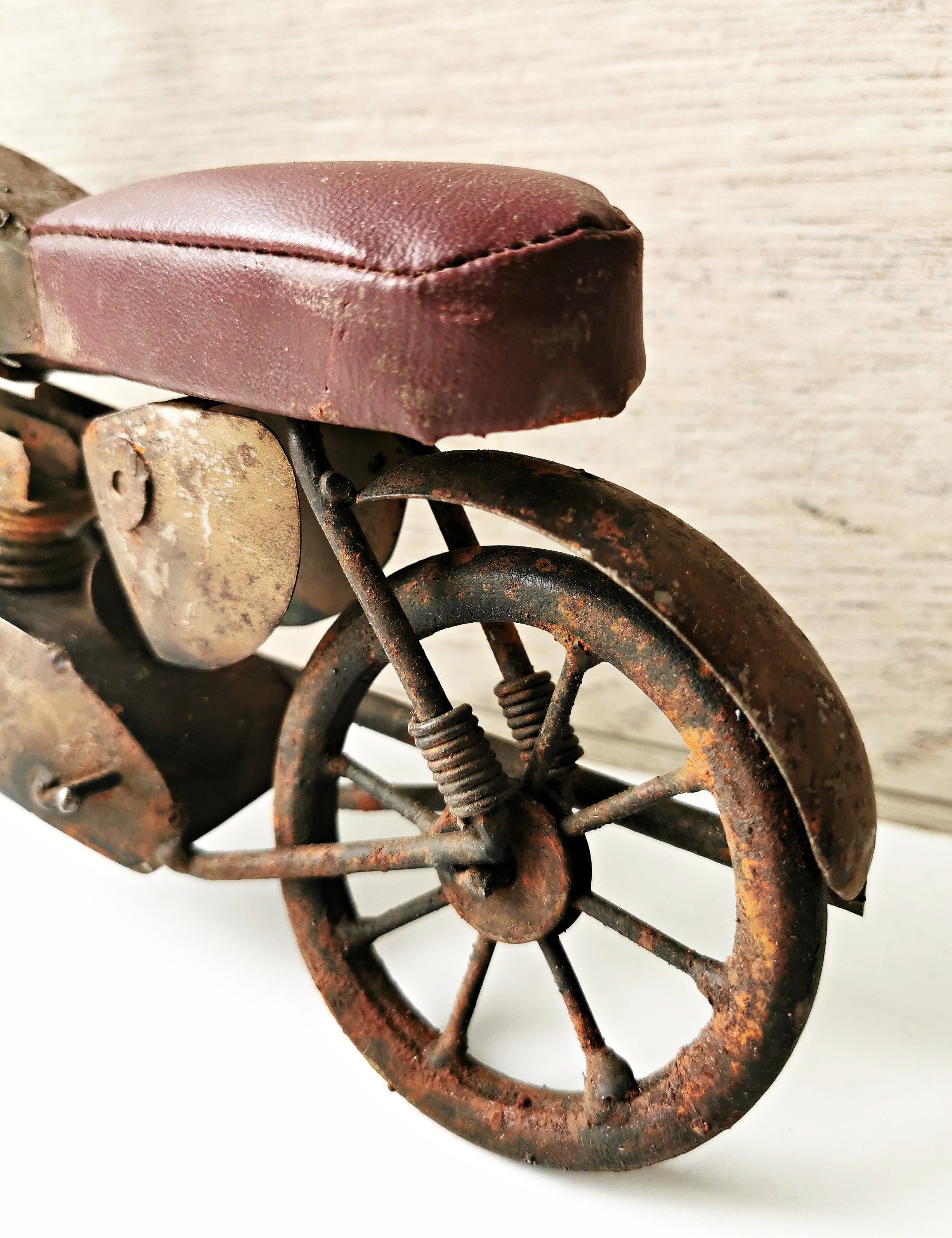 Handmade Motorcycle Metal Model - Etsy