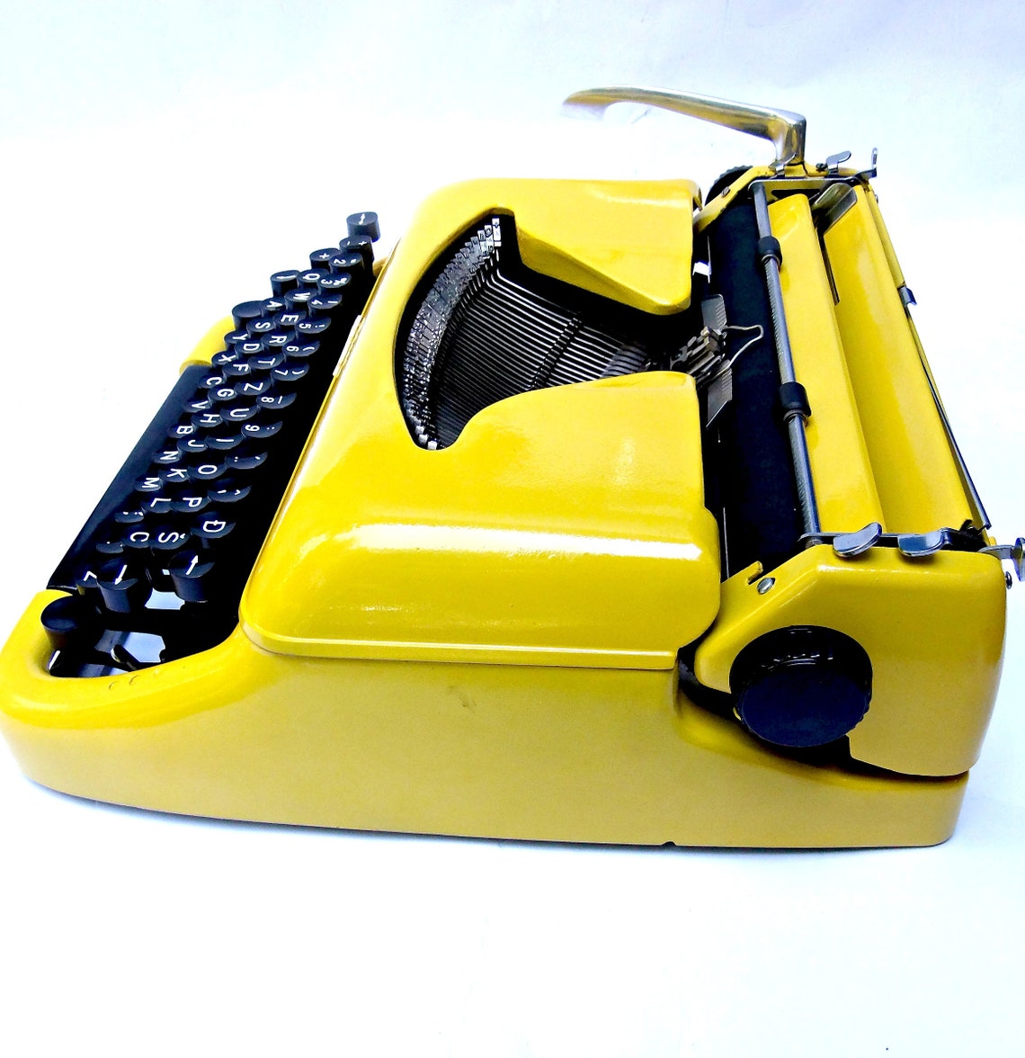 Yellow Biser Typewriter - Etsy