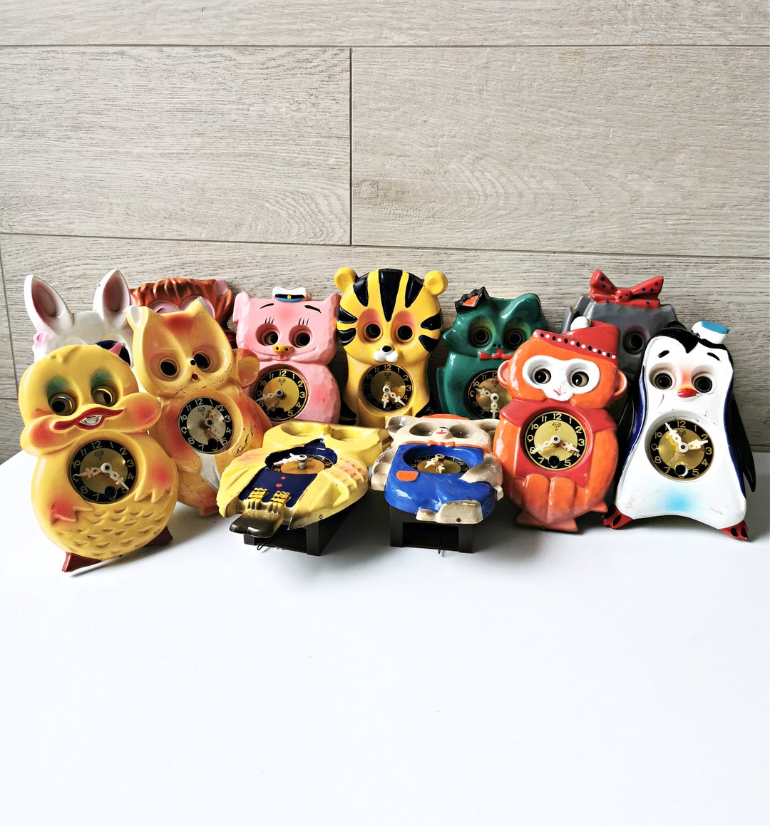 RARE Special Collection of 12 Vintage Mi-ken Clocks Made in Japan - Etsy