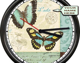 Butterfly clock | Etsy