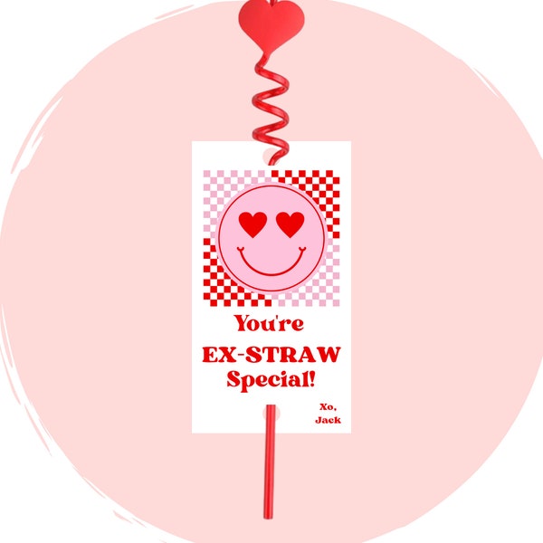 Valentines Day Straws - Etsy