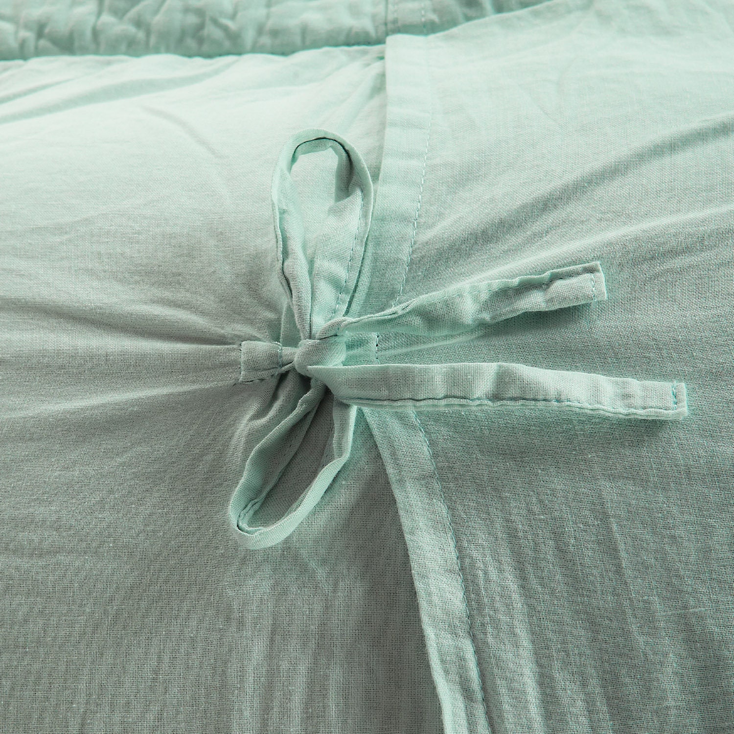 Sage Garden Luxury Pure Cotton Quilted Pillow Sham Light Aqua - Etsy