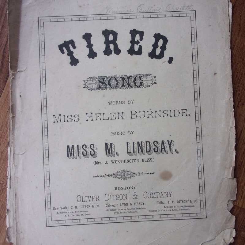 Rare Sheet Music - Etsy