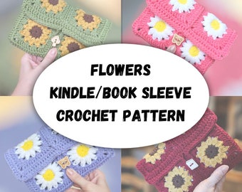 Kitty Kindle Sleeve Crochet Pattern, Cat Crochet Pattern, Kindle Cover, E Reader Sleeve, Kindle ...