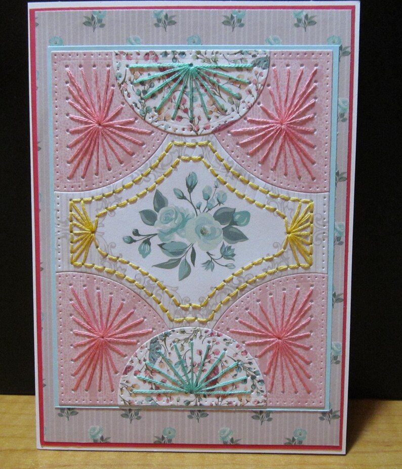 HAND STITCHED any Occasion Greeting Card-free Shipping - Etsy