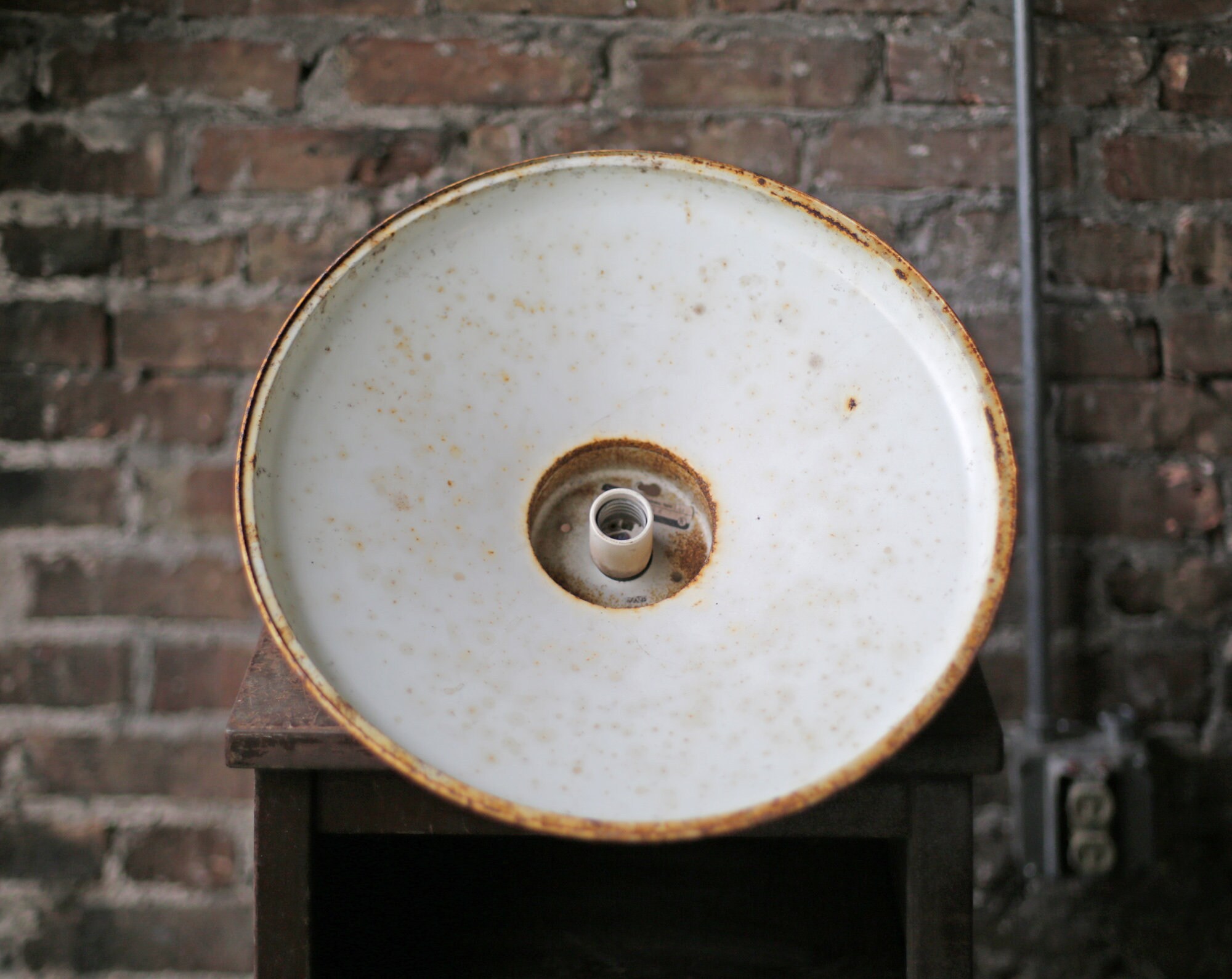 Distressed Vintage Industrial Ceiling Light by Hubbell - Etsy
