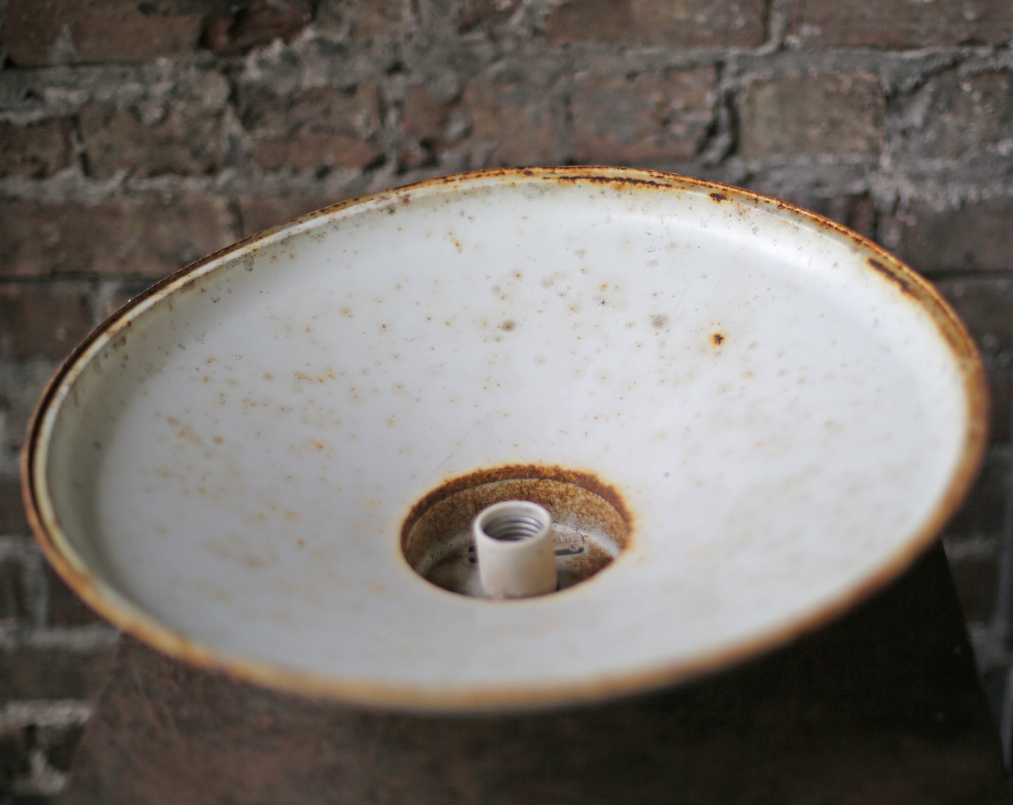 Distressed Vintage Industrial Ceiling Light by Hubbell - Etsy