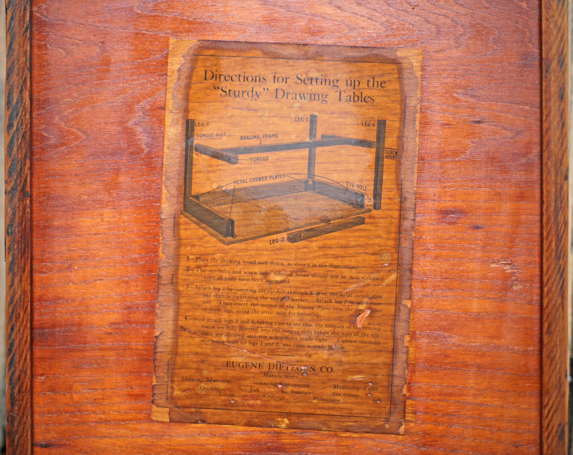 Home & Living restored vintage drafting table \u2013 fully restored ...