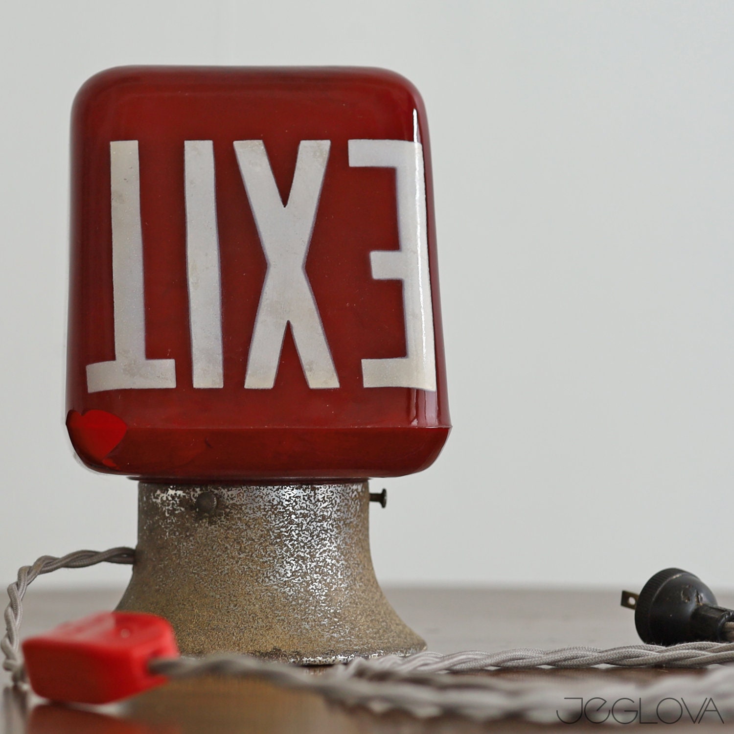 Red Exit Sign