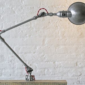 Restored Vintage Industrial Desk or Wall Lamp – Articulating Machinist ...