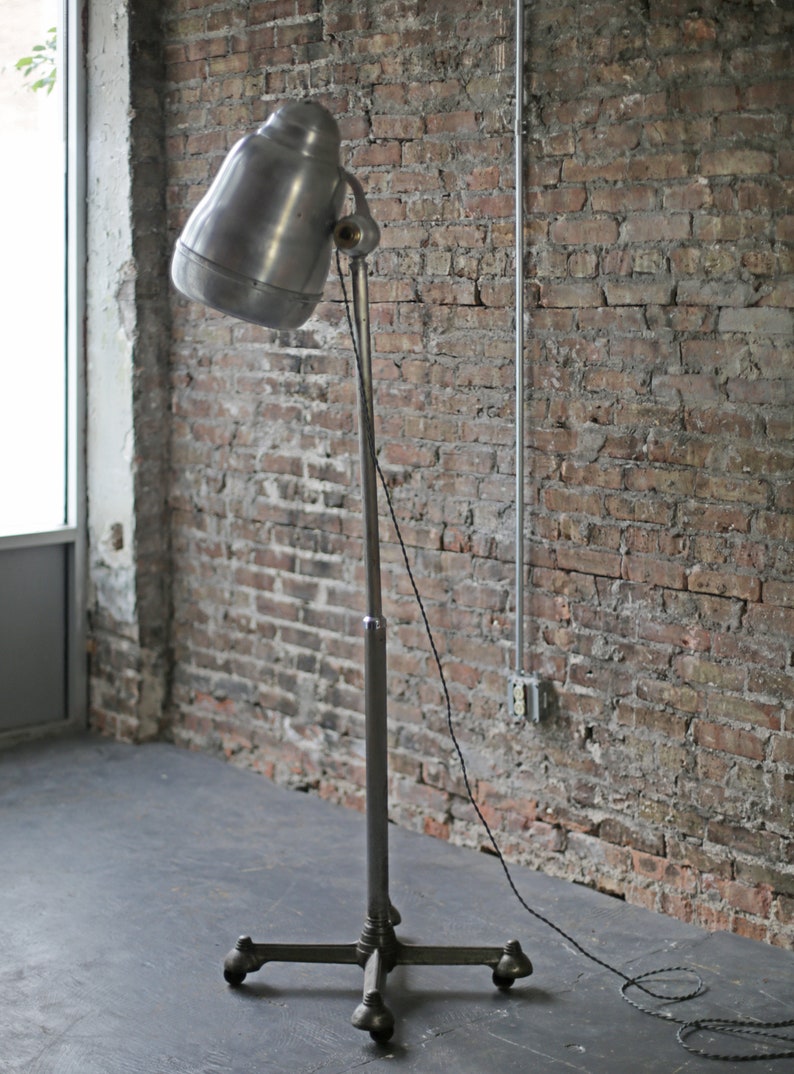 Steampunk ACME Hair Dryer Floor Lamp, Upcycled Lamp, Vintage Industrial ...