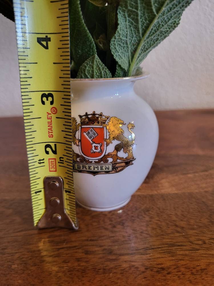 Kunst Kronach Bavaria Porcelain Vase / State of Bremen Crest - Etsy