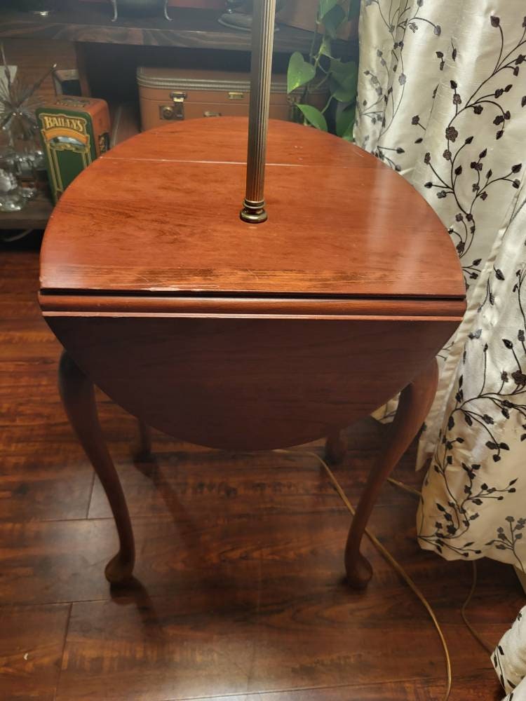 1950s Mid Century Fredrick Cooper Table With Signature Candlestick Lamp ...