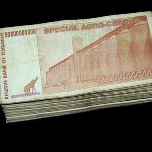 25 Pcs X Zimbabwe 50 Billion Dollar Agro Cheque Banknotes-paper Money ...