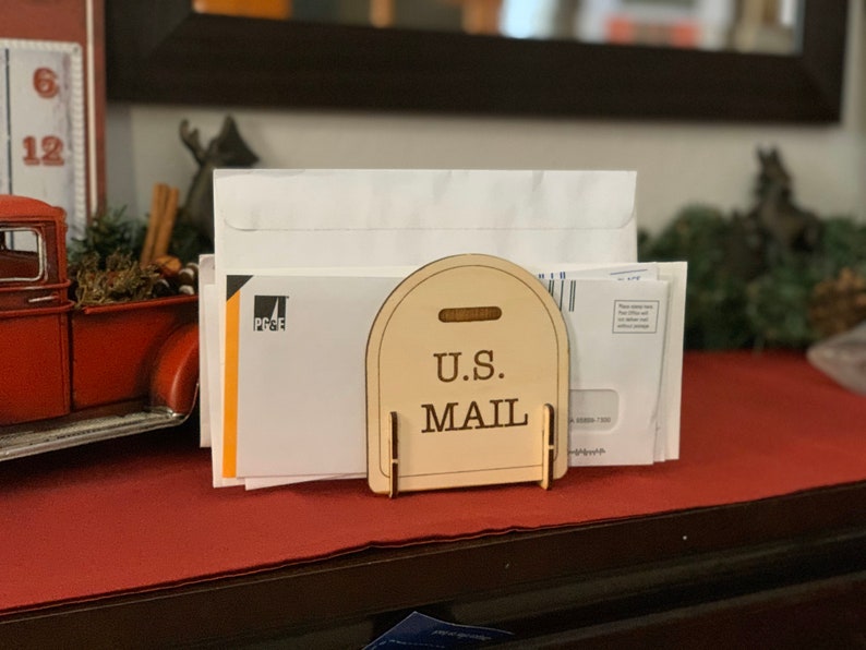 Pop Out Wooden Mail Organizer//mail Holder// Great for Envelopes ...