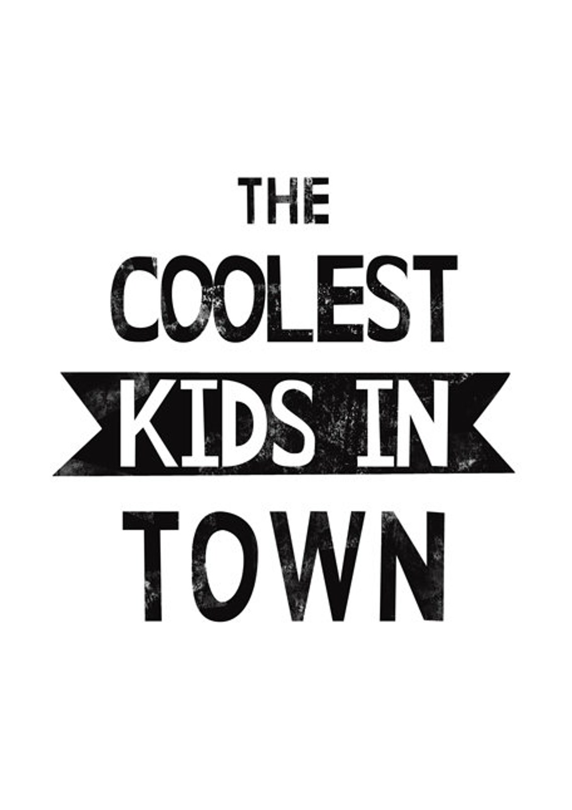 Coolest Kid in Town Poster, Boy Room Decor - Etsy