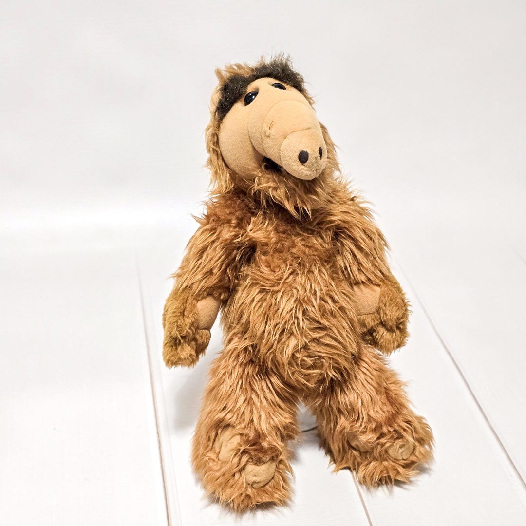 VTG 1986 Alf 18 Plush Toy Coleco Ind. Alien Productions Stuffed Animal ...